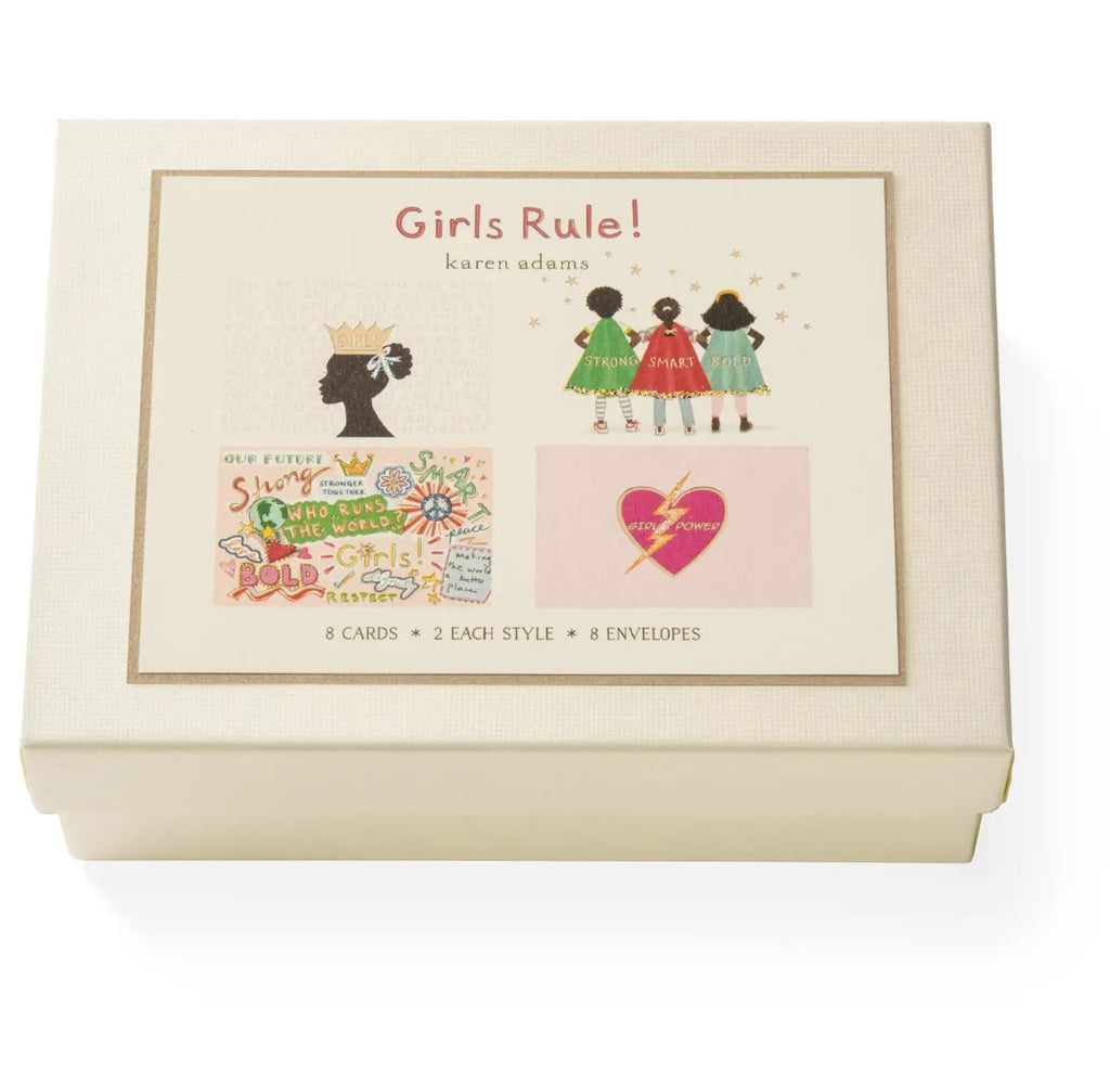 Girls Rule! Note Card Box – Monkee's of the West End